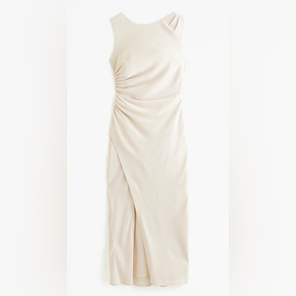 Abercrombie & Fitch | Dresses | Draped Highneck Shell Midi Dress From ...